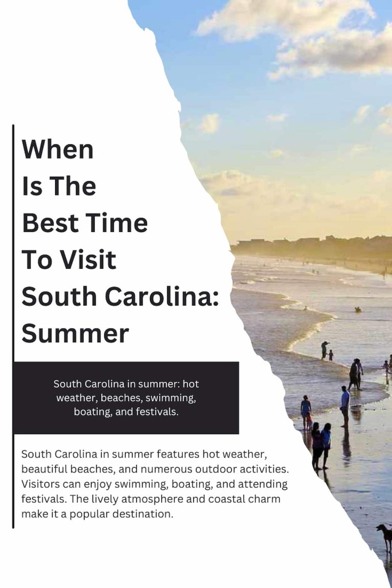 When Is The Best Time To Visit South Carolina - Travel Halfway